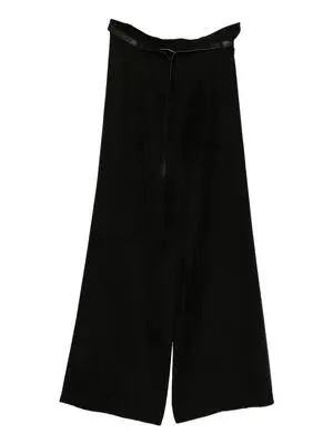 MA+ Wide-leg Trousers - Black