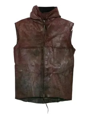 MA+ Sleeveless Hoodie - Brown