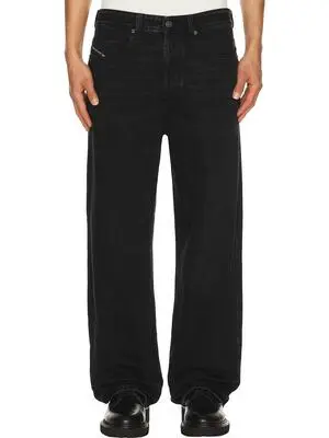 DIESEL 2001 D-macro Relaxed Fit Jeans - Black