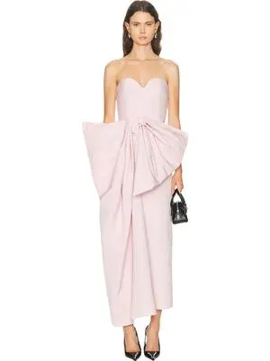 Givenchy Long Bustier Bow Dress - Light Pink