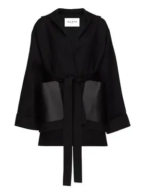 Alaïa Alaa Wrap Jacket Noir