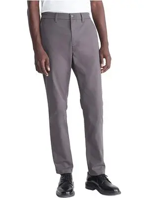 Calvin Klein Tech Slim Stretch Woven Chino - Asphalt