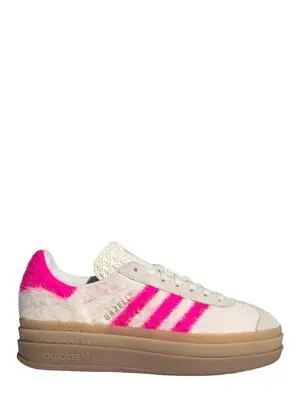 Adidas Gazelle Bold Sneakers Cream White / Shock Pink / Gold Metallic