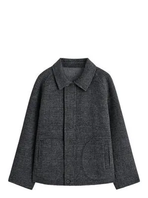 Cos Reversible Wool Sports Jacket - Gray
