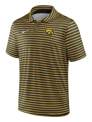 Nike Iowa Tour Stripe Dri-fit College Polo - Grey