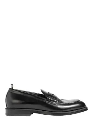 Dunhill Leather Penny Loafers - Black
