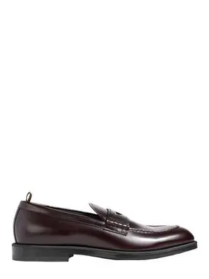 Dunhill Leather Penny Loafers - Burgundy
