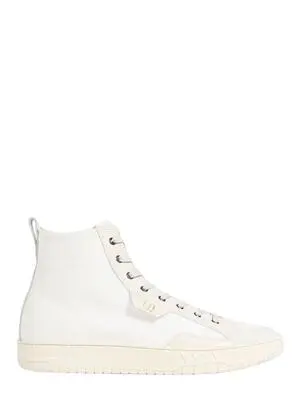 Dunhill Court Canvas High-top Sneakers - White