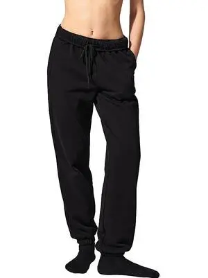 Lilysilk Relaxed Fit Softstep Joggers - Black