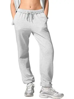 Lilysilk Relaxed Fit Softstep Joggers - Heather-grey