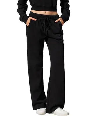 Lilysilk Seamflow Stride Sweatpants - Black