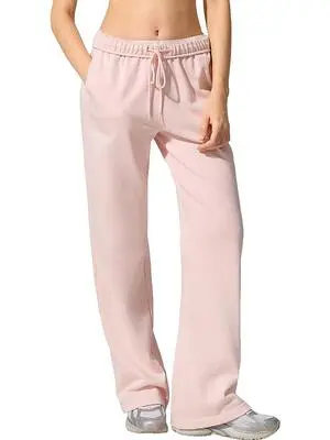 Lilysilk Seamflow Stride Sweatpants - Blush-pink