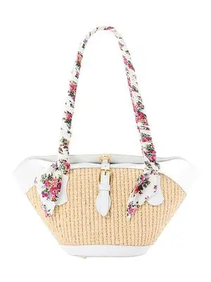 Dolce & Gabbana Basket Shoulder Bag - Light Beige/white
