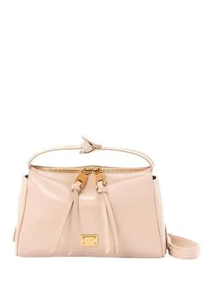 Dolce & Gabbana Convertible Top Handle Crossbody Nude