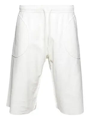 MAISON MARGIELA Cotton Sweat Shorts - Off White