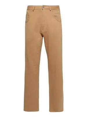 MAISON MARGIELA Cotton Pants - Camel