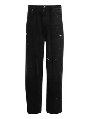 MAISON MARGIELA 5 Pocket Straight Leg Pants - Black