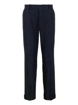 Polo Ralph Lauren Pinstripe Slim-leg Trousers - Blue