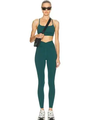 Year Of Ours Stretch Bralette Deep Pine