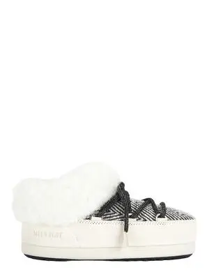 Moon Boot X Guest In Residence Evx Chalet Mule Fur Boot - White Sand