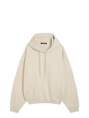 COLE BUXTON Logo-embroidered Cotton-blend Hooded Sweatshirt - Sand