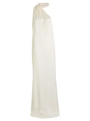 Stella McCartney Faux Pearl-embellished Gown - Cream