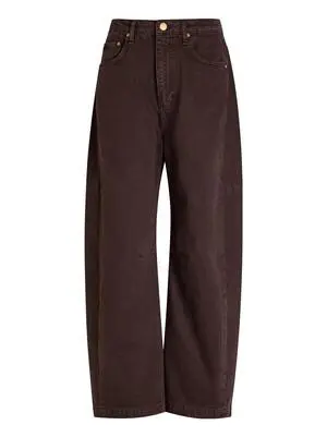 Rag & Bone Charlie Barrel-leg Jeans - Dark Brown