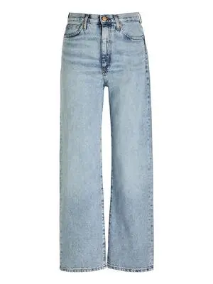 Tove Sofie Relaxed Straight-leg Jeans - Blue