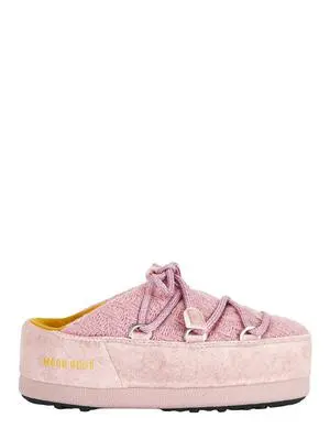 Moon Boot X Guest In Residence Evx Mule Knit Boot - Rose