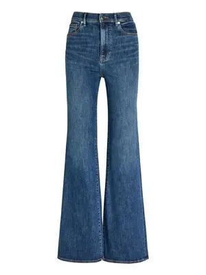 Veronica Beard Crosbie Flared-leg Jeans - Denim