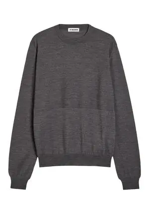 JIL SANDER Paneled Wool Jumper - Blue