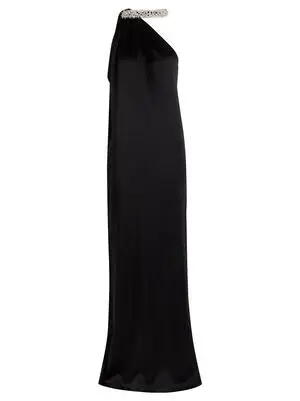 Stella McCartney Faux Pearl-embellished Gown - Black