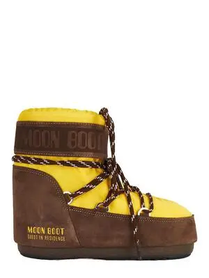 Moon Boot X Guest In Residence Icon Low Nylon Boots - Sunflower & Cocoa