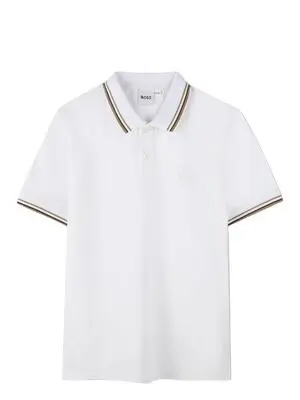 BOSS Short-sleeved Polo Shirt - White