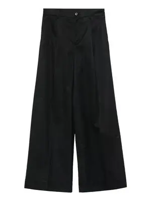 Ralph Lauren Belt-loop Pleated Trousers - Black