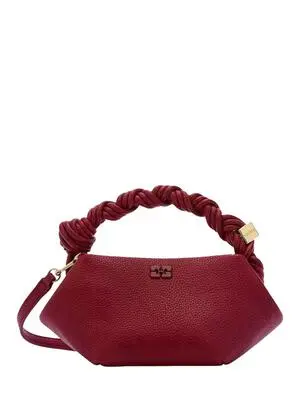 GANNI Twisted-handle Tote Bag - Red