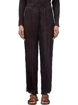 OSKLEN Pleated Trousers - Black