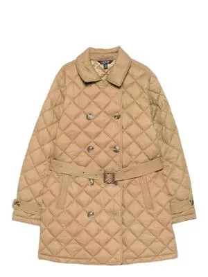 Ralph Lauren Quilted Belted Coat - Brown