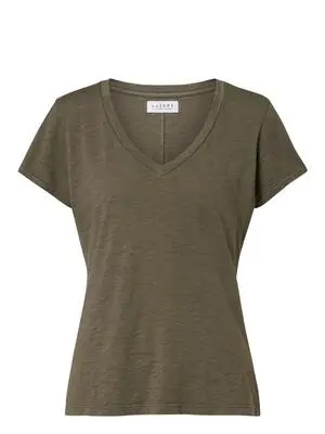 Velvet By Graham & Spencer Lilith Cotton T-shirt - Green