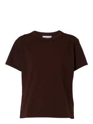 Velvet By Graham & Spencer Leigh Cotton Jersey T-shirt - Brown