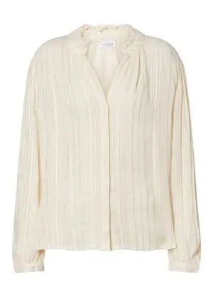 Velvet By Graham & Spencer Cynthia Striped Blouse - White
