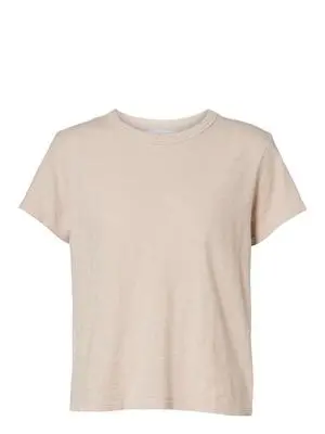 Velvet By Graham & Spencer Marika Cotton Jersey T-shirt - Beige