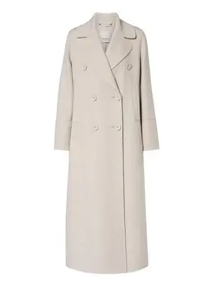 Max Mara Custodi Double-breasted Virgin Wool Coat - Beige