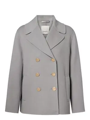 Max Mara Margot Double-breasted Virgin Wool Jacket - Grey