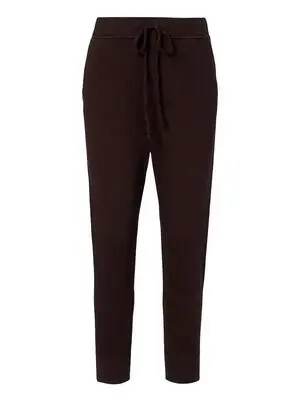 NILI LOTAN Nolan Cotton Sweatpants Brown