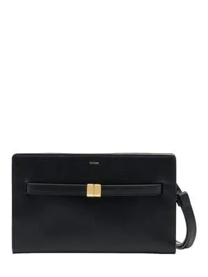 TOTEME Small Leather Crossbody Bag - Black