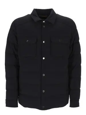 MOORER Moorer Quilted Jacket Dark Blu