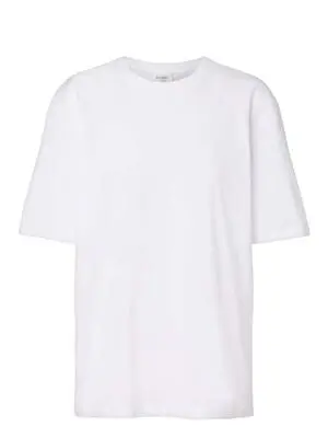 Saint Laurent Cotton Jersey T-shirt - White