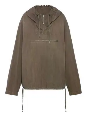 MAISON MARGIELA Hooded Jacket - Brown