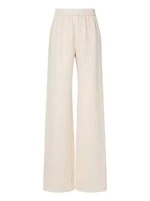 Valentino Garavani Cady Couture Wide-leg Pants - White